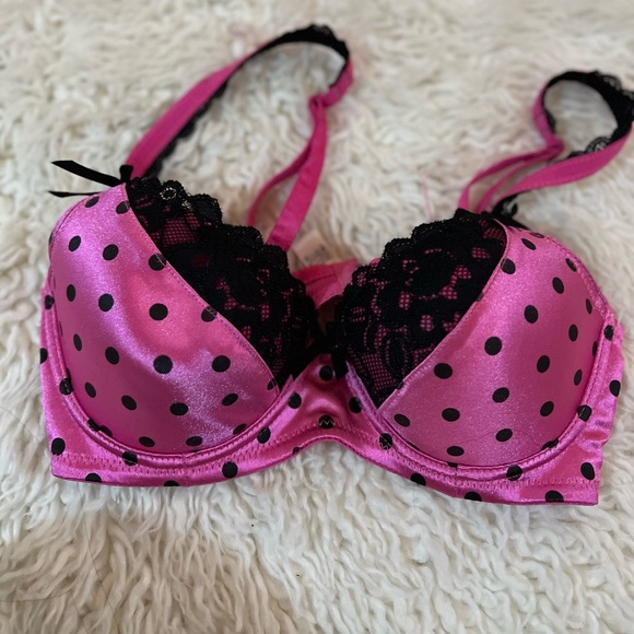 Intimates & Sleepwear | Pink Polka Dot Bra | Poshmark